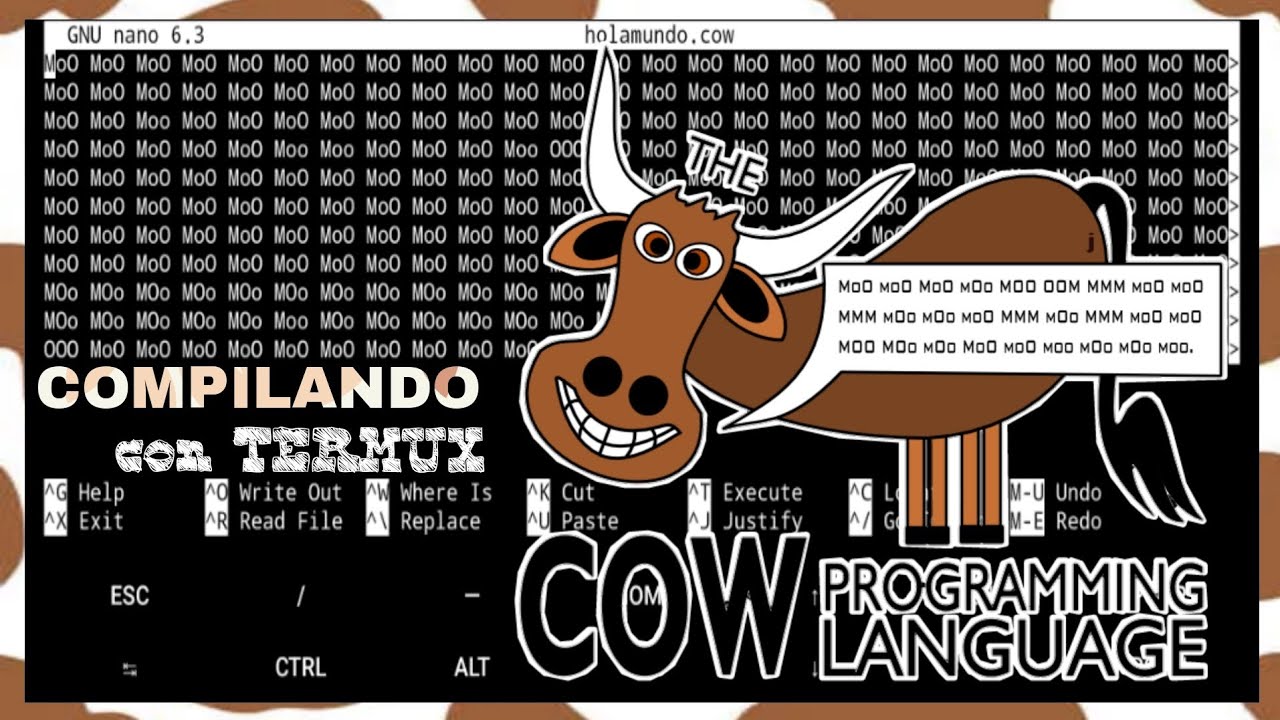 Compilando El Lenguaje de Programación Orientada a Bovinos COW desde ...