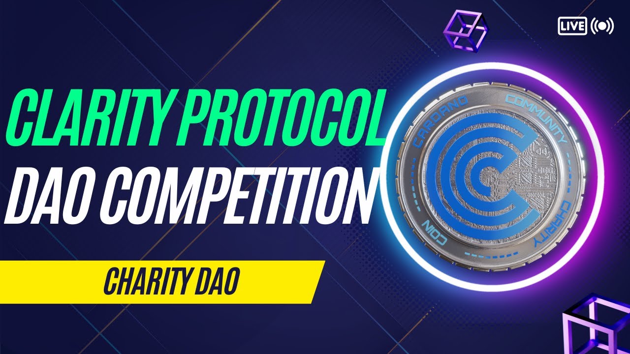 Charity DAO pitch for Clarity Protocol DAO competition - YouTube