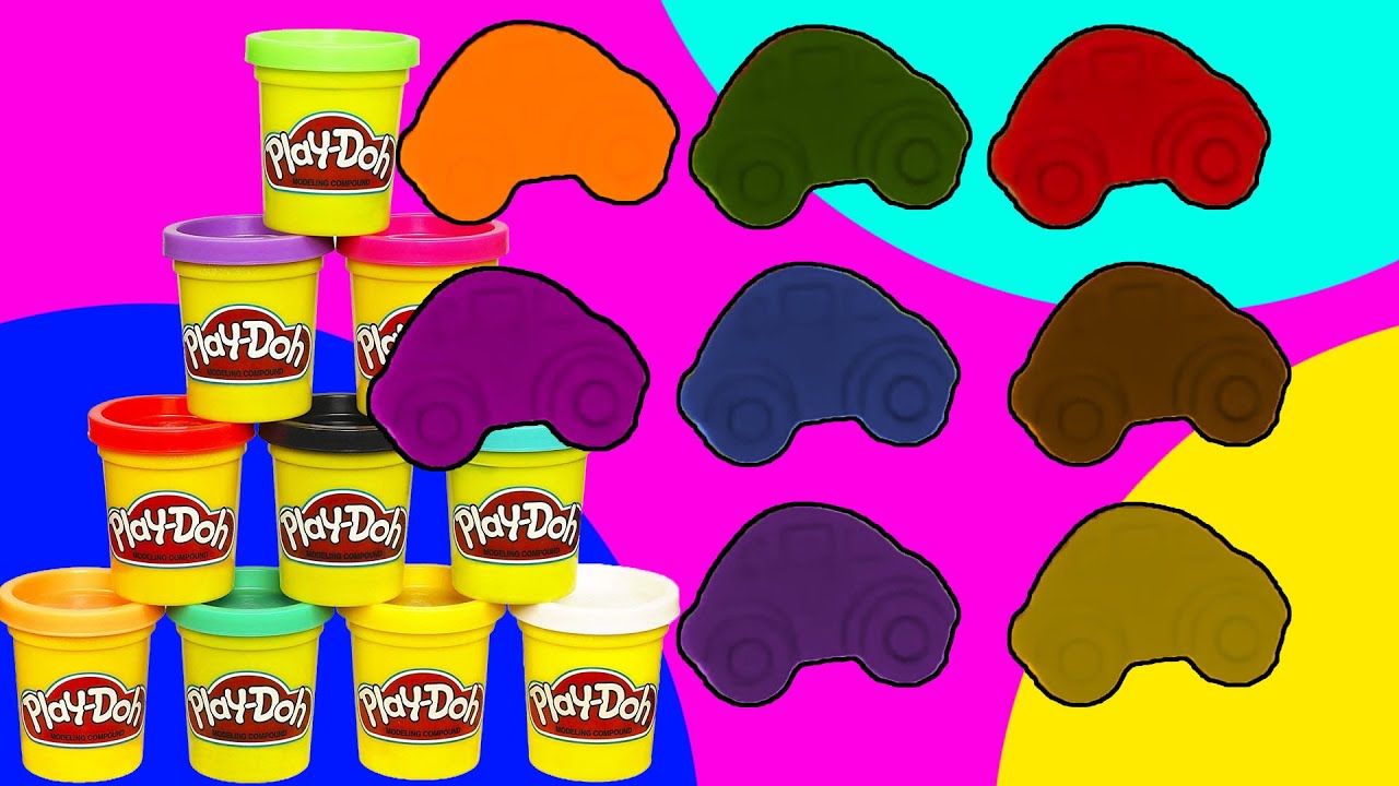Play Dough, Make Colorful Car For Kids/Baby - YouTube