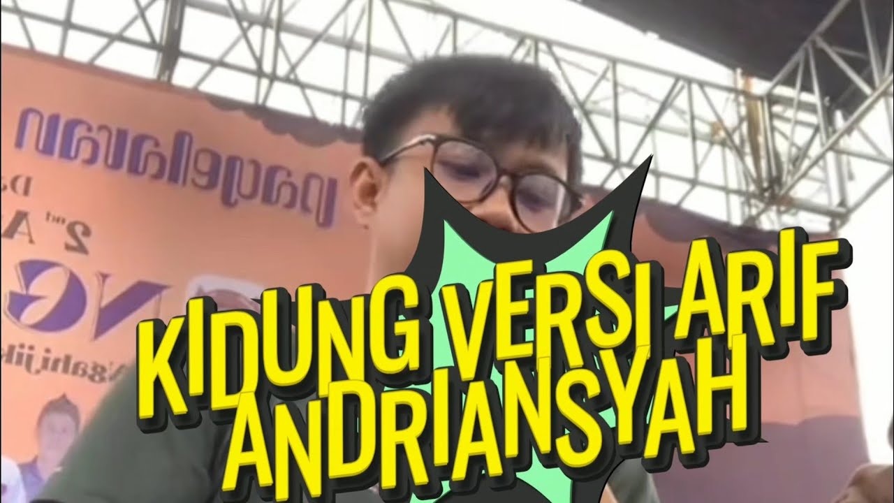 Kidung Versi Mas Arif Andriansyah#kaumbajidor#Lagusunda - YouTube