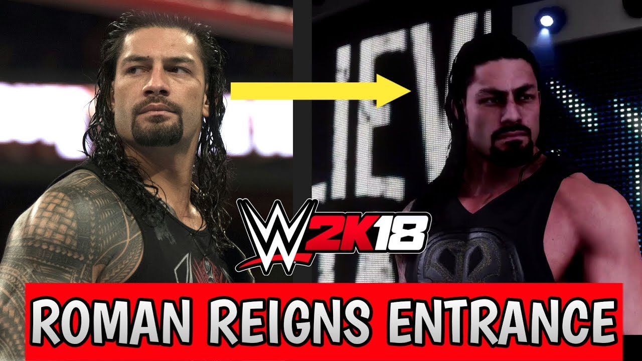 WWE 2K18 Roman Reigns Entrance 1080p For PC \ PS4 \ XBOX - YouTube