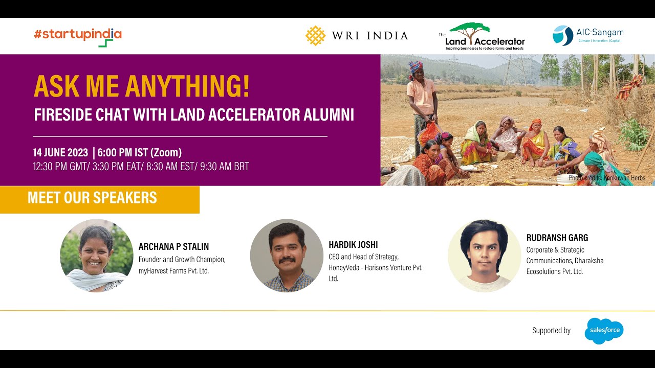 Land Accelerator South Asia 2023 | Ask Me Anything: Fireside with Land ...