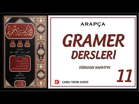 ARAPÇA GRAMER DERSLERİ 11 - DÜRUSUN NAHVİYYE - MANSUB İSİMLER - MÜSTESNA-HAL