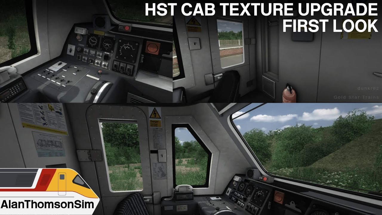 Train Simulator 2020: HST Cab Texture Upgrade - YouTube