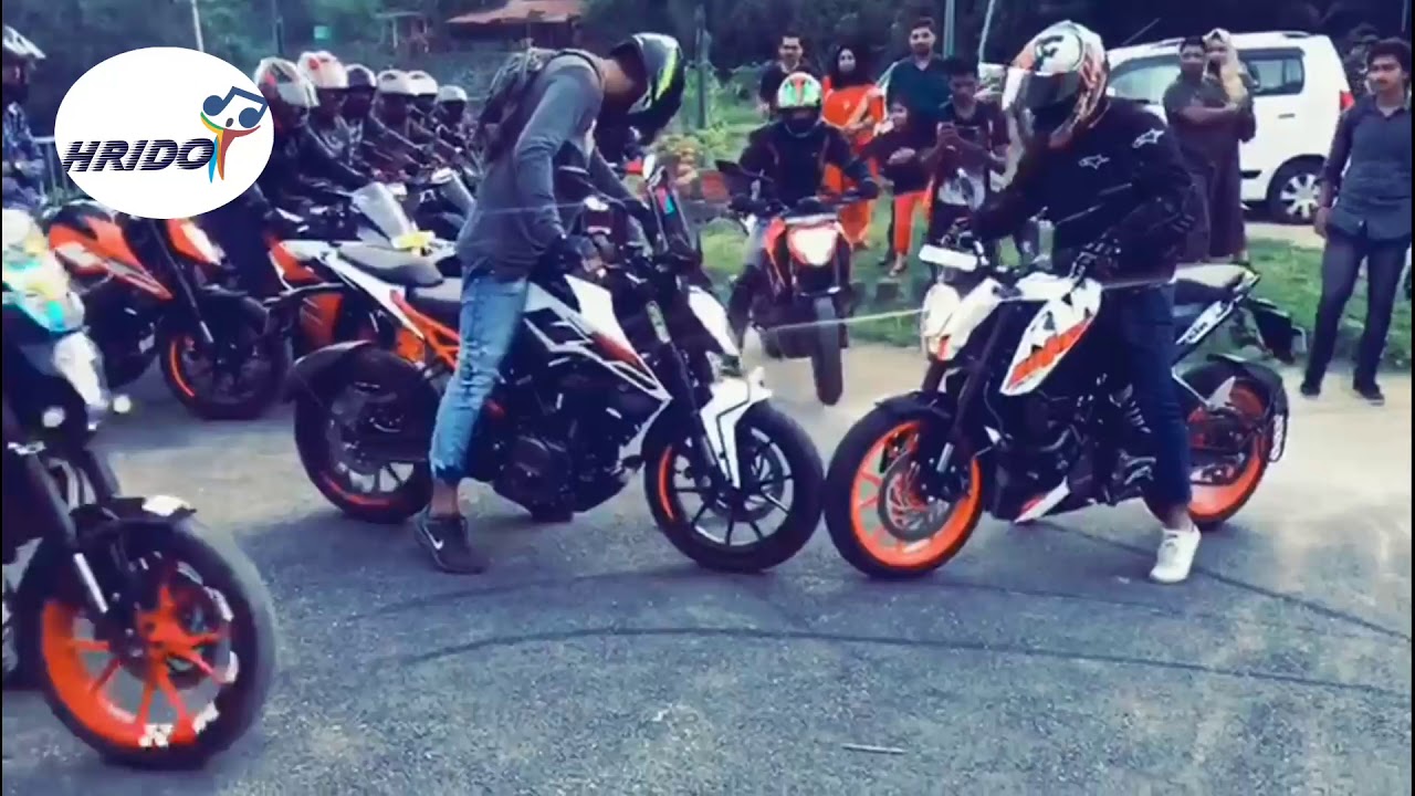 Bad boy challenge|| ft KTM ||dangerous bike stunt by tiktok - YouTube