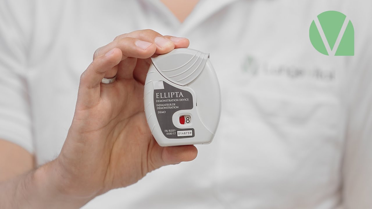 Richtig inhalieren mit dem Ellipta - YouTube