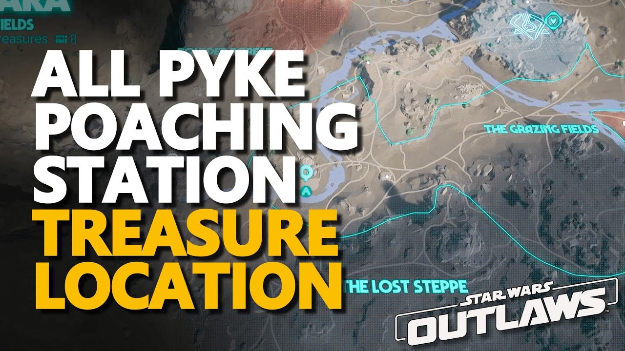 All Pyke Poaching Station Treasure Location Star Wars Outlaws - YouTube