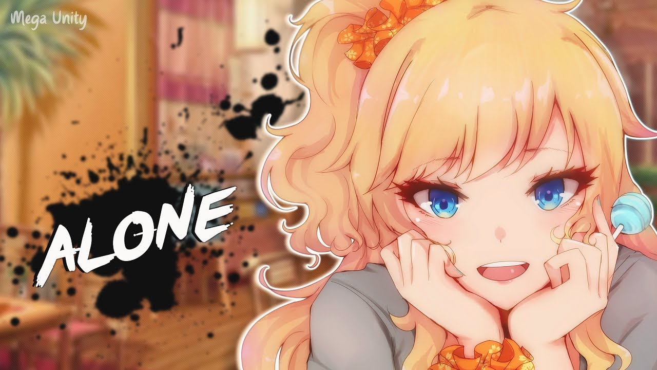 Nightcore - Alone (Ukulele Cover) | Lyrics - YouTube
