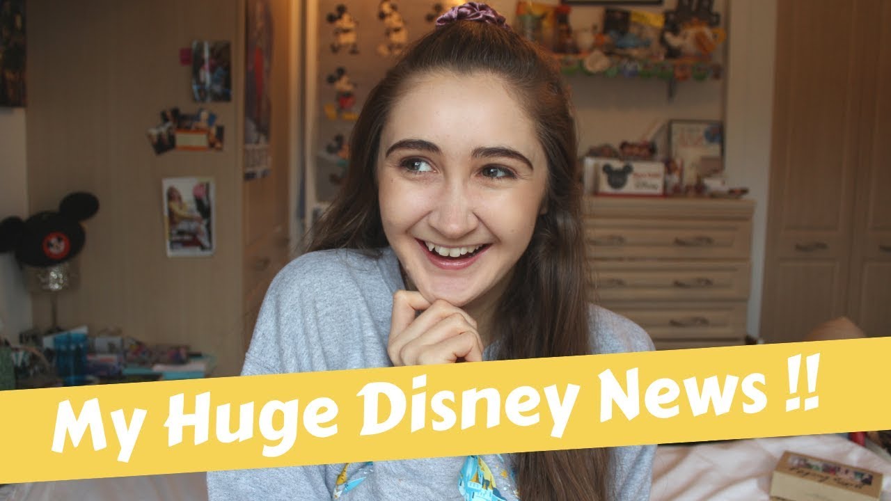 HUGE DISNEY ANNOUNCEMENT (i'm freaking out) - YouTube
