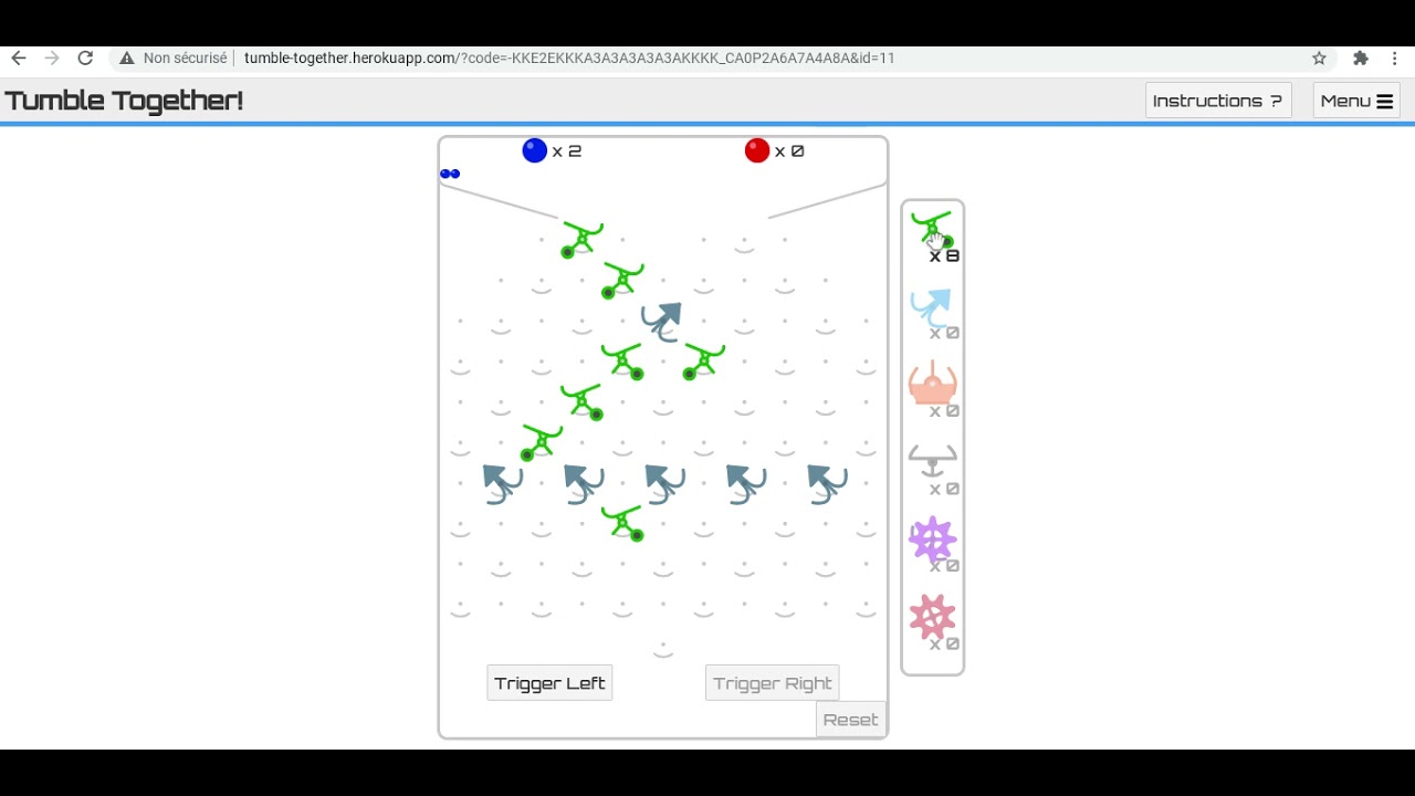 Solution challenge 11 - selectivity - turing tumble simulateur - YouTube