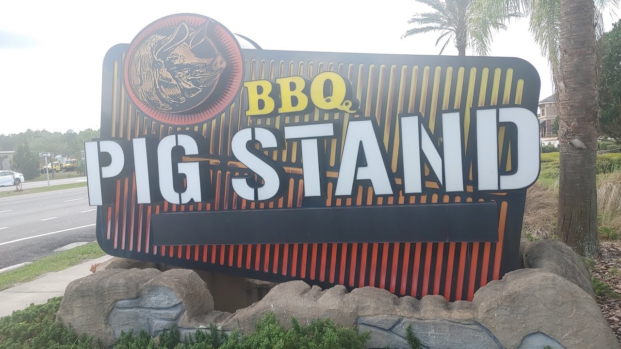 Stopped for a 10 HR. Reset. BBQ Pig stand. In Deltona, Florida - YouTube