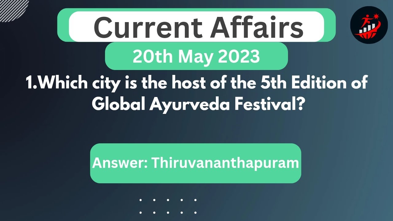Today's current affairs in English | 20th may 2023 | we make toppers ...