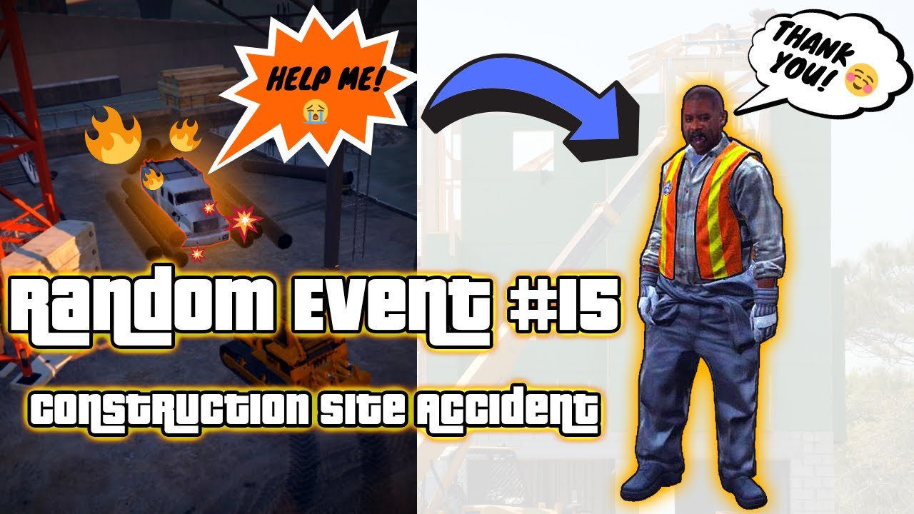 GTA 5 Random Events Guide: Construction Site Incident - YouTube