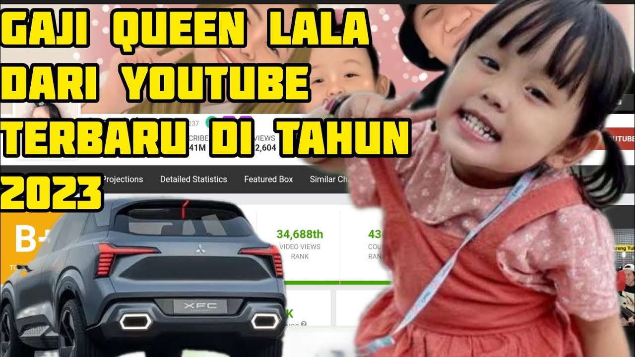 GAJI QUEEN LALA DARI YOUTUBE TERBARU 💸💸💸 - YouTube