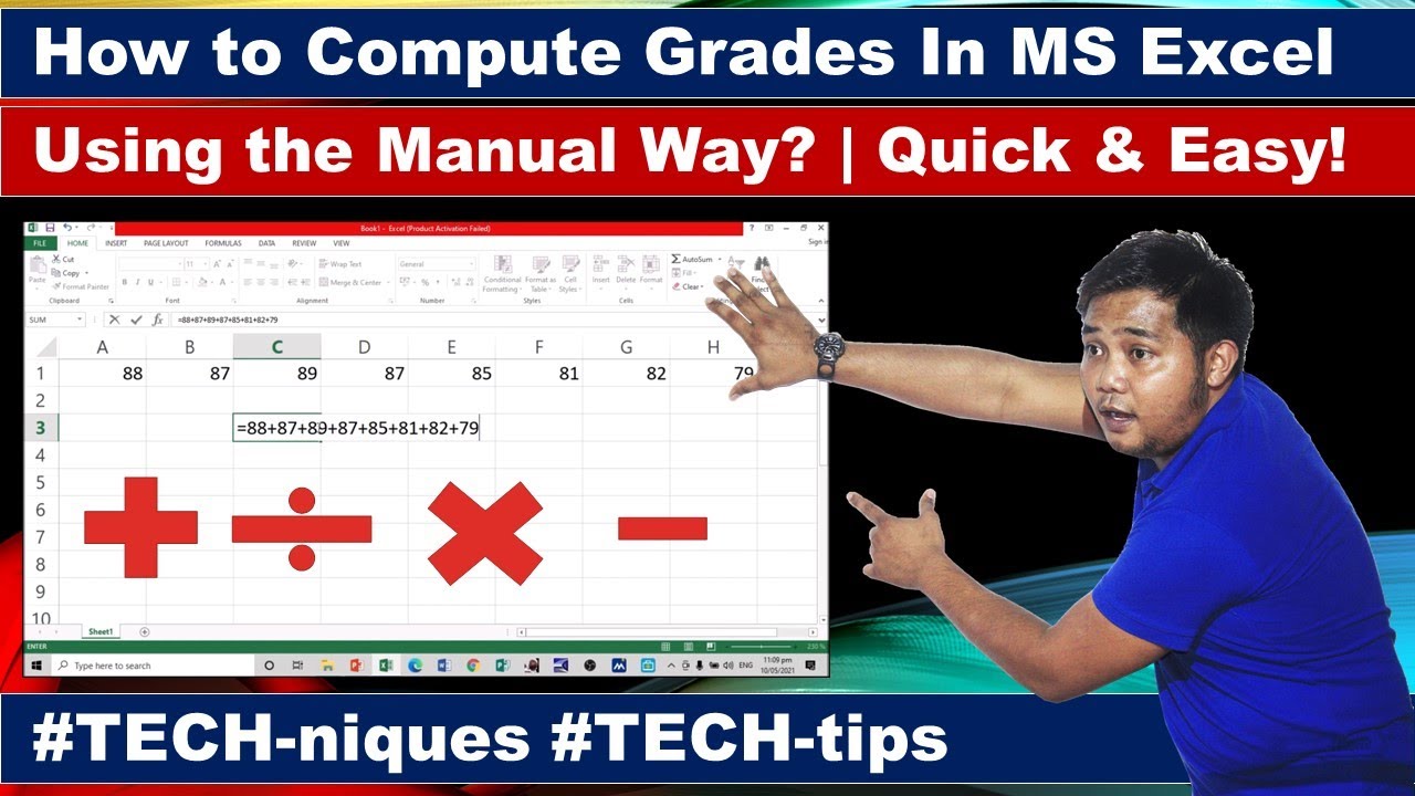 How To Compute Grades In MS Excel Using The Manual Way Teacher Kevin how-to-compute-grades-in-ms-excel-using-the-manual-way-teacher-kevin