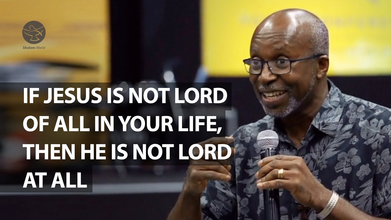 If Jesus is not Lord of all in your life, then He is not Lord at all ...