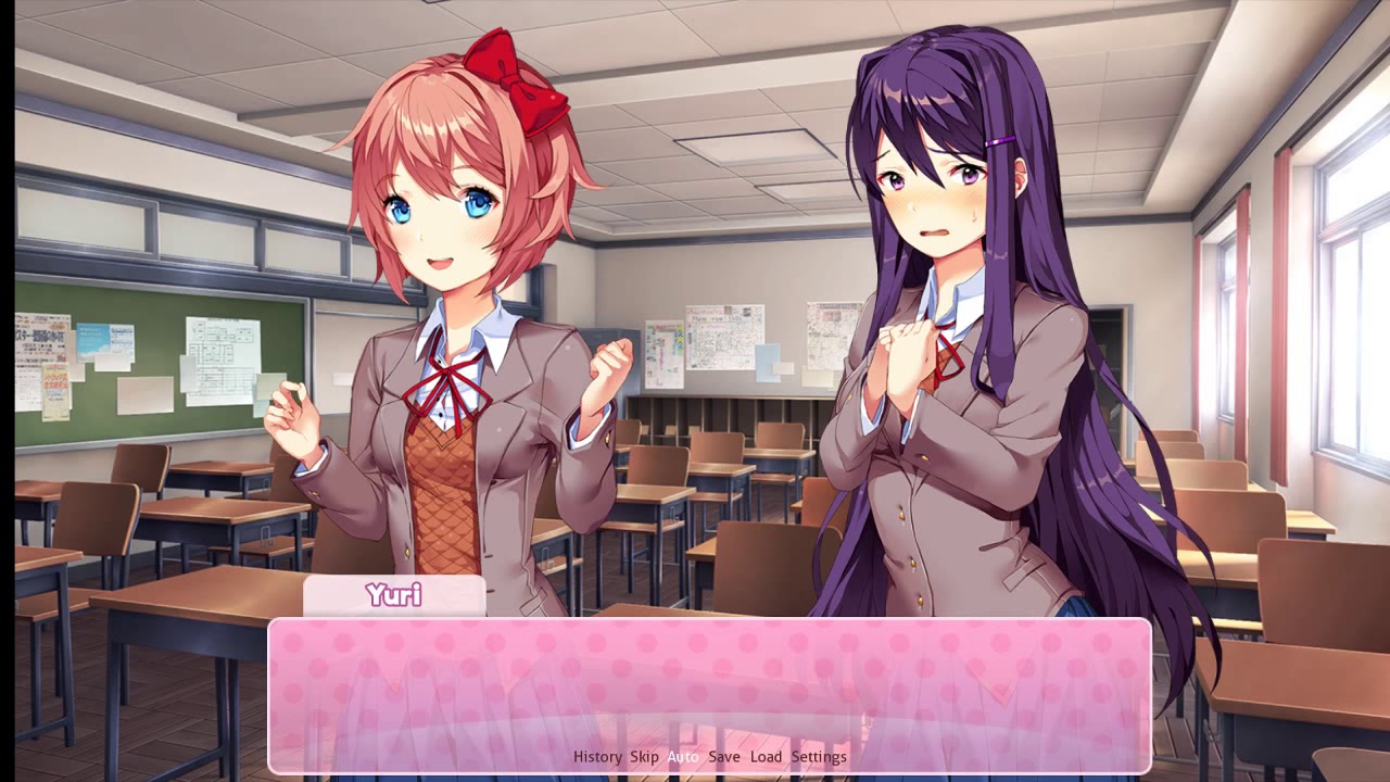Doki Doki game bug? | Yuri and Sayori | I'M SCARED - YouTube