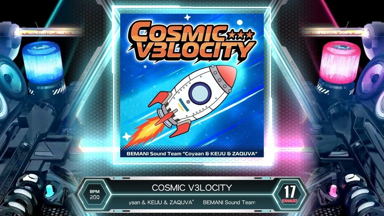 [SDVX] COSMIC V3LOCITY [EXH 17] (譜面確認) - YouTube