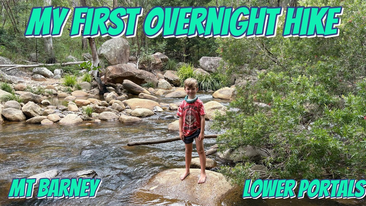 Epic overnight hike with my dad - mt Barney lower portals - YouTube