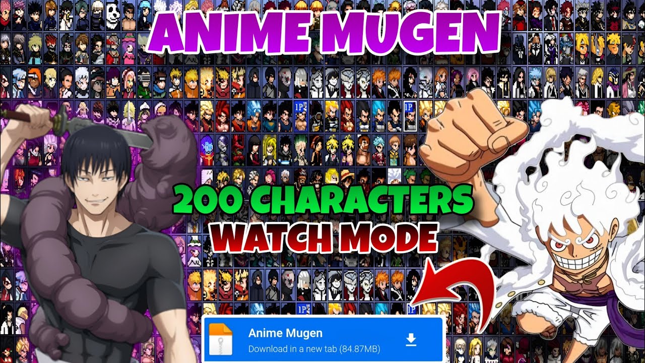Anime Mugen - 200 All Best Characters - YouTube