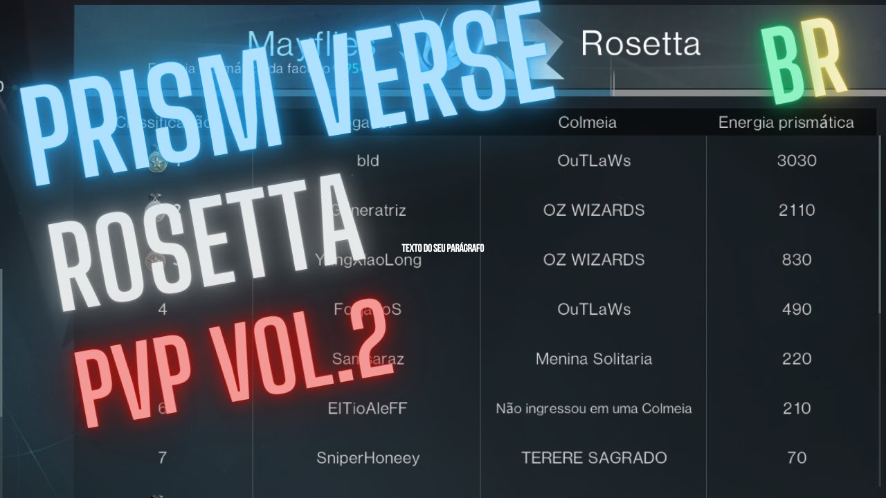 Prism Verse PVP Rosetta Once Human Vol.2 - YouTube