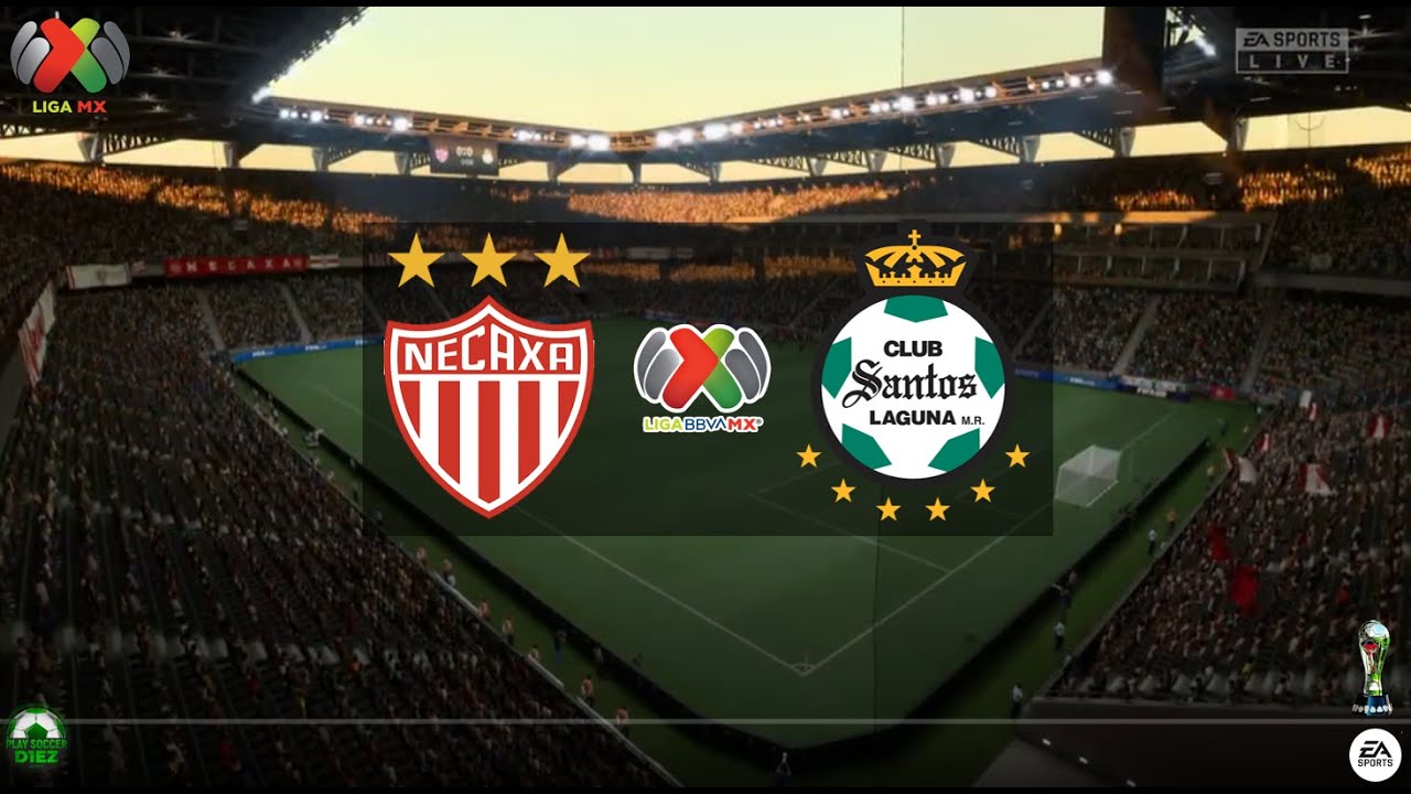 NECAXA vs SANTOS | LA LIGA MX | EA Sports | PSD1EZ - YouTube