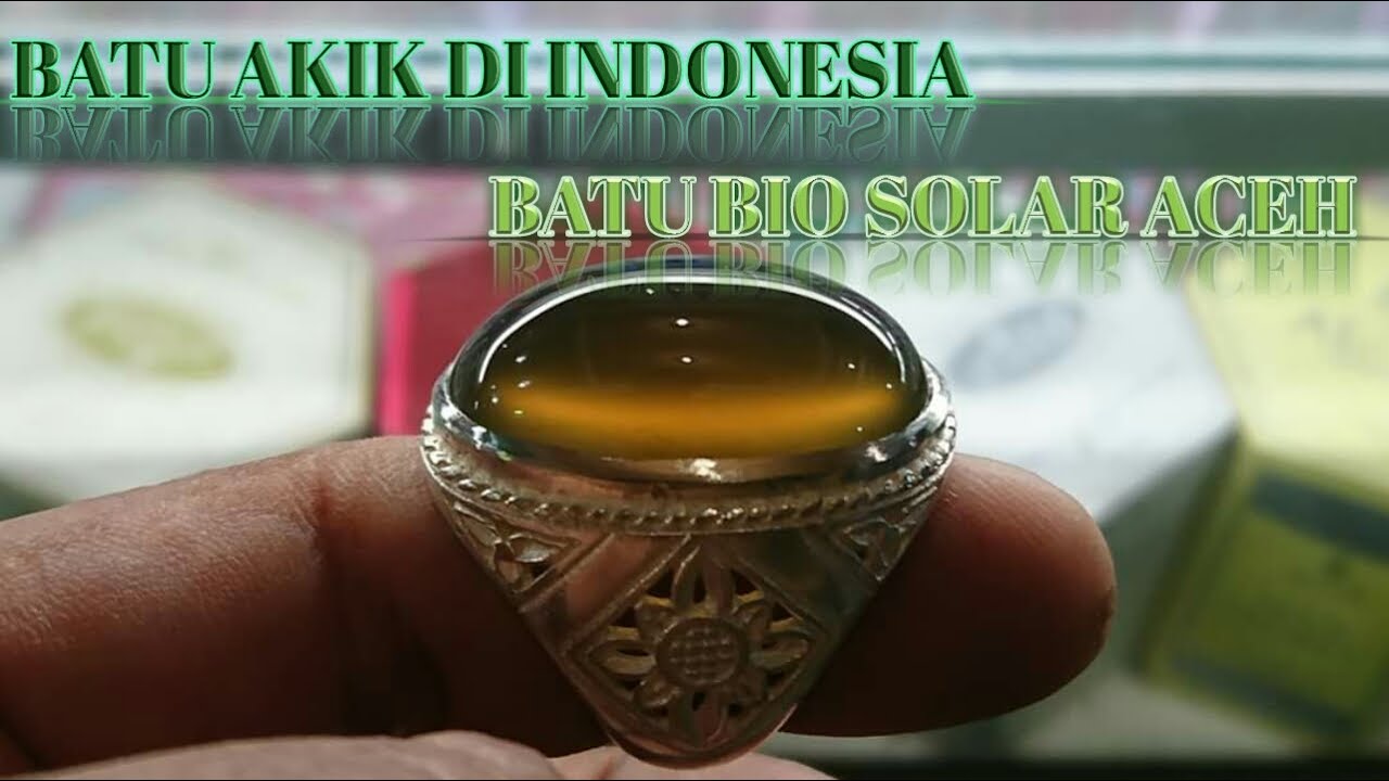 Batu akik di Indonesia | batu Bio solar Aceh solar Aceh - YouTube