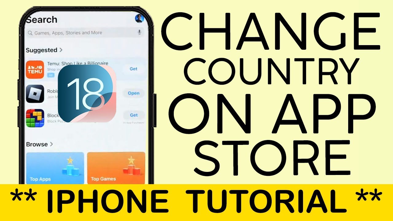 How to Change the Country on iPhone App Store | Change App Store Region ...