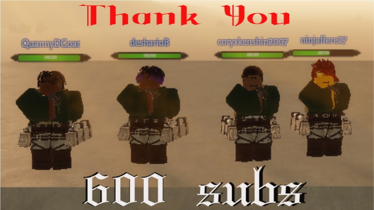 Thank you for 600 subs - YouTube
