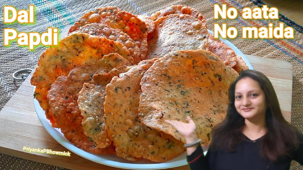 Dal Papdi || Crispy tea time snack recipe || Holi special recipe || No ...