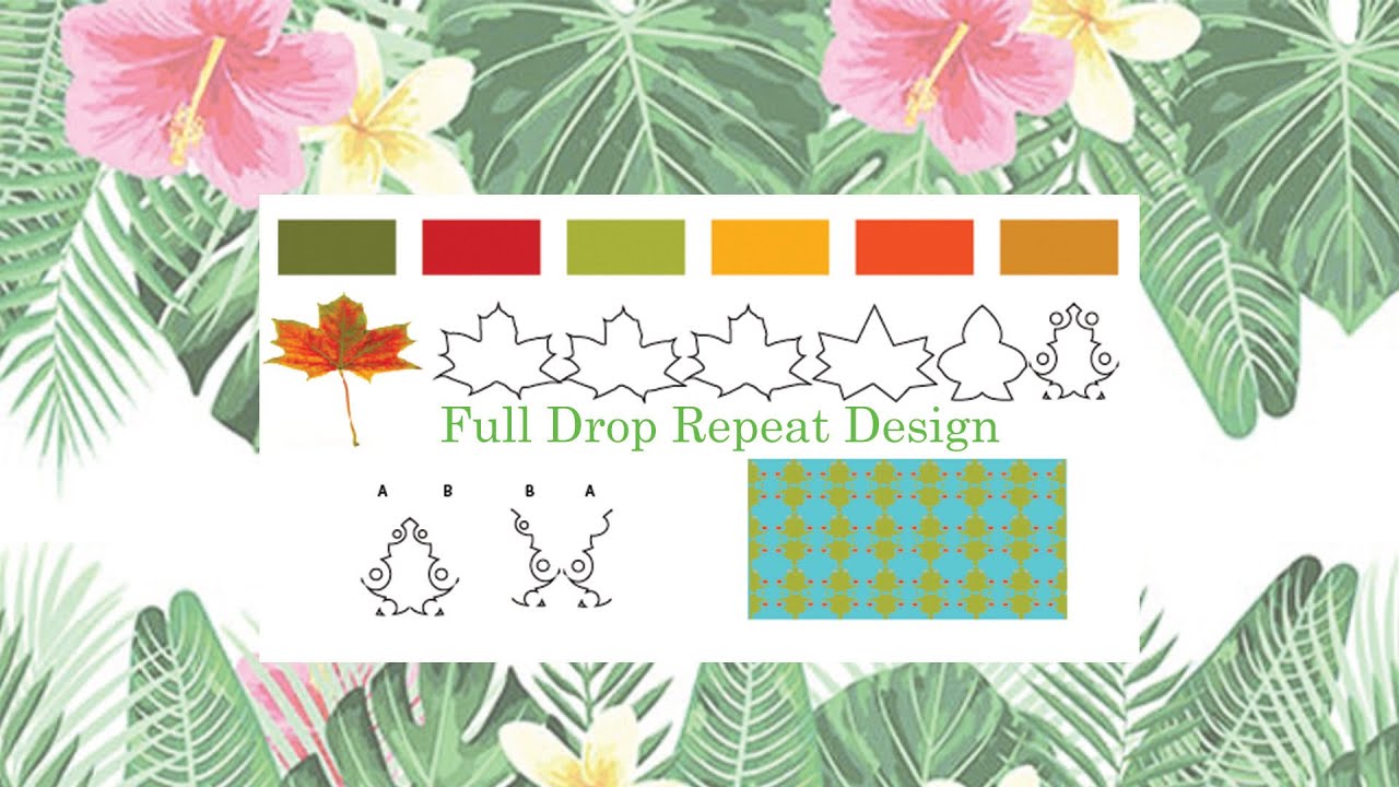 How to Full Drop Repeat Design - YouTube