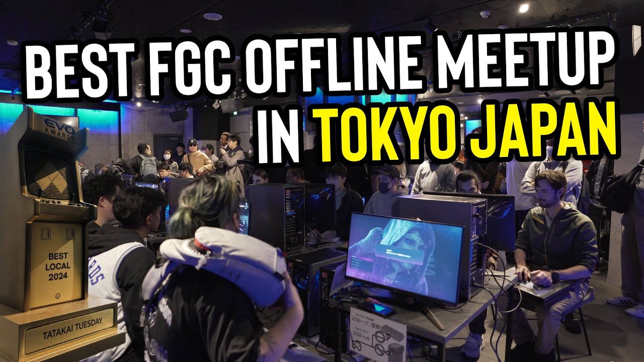 Japanese Fighting Game Locals on Tatakai Tuesdays - YouTube