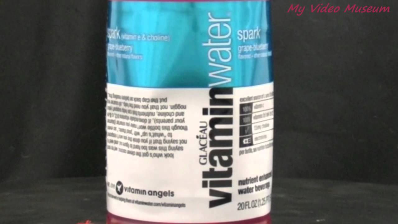 Vitamin Water 2011 spark grape blueberry My Video Museum - YouTube