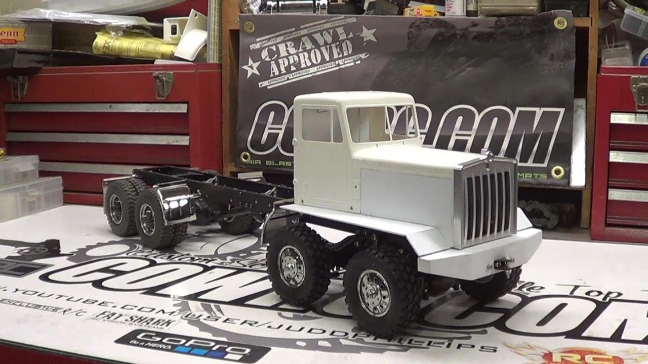 JRP RC - Kenworth C500 Twin Steer 8x8 Build - YouTube
