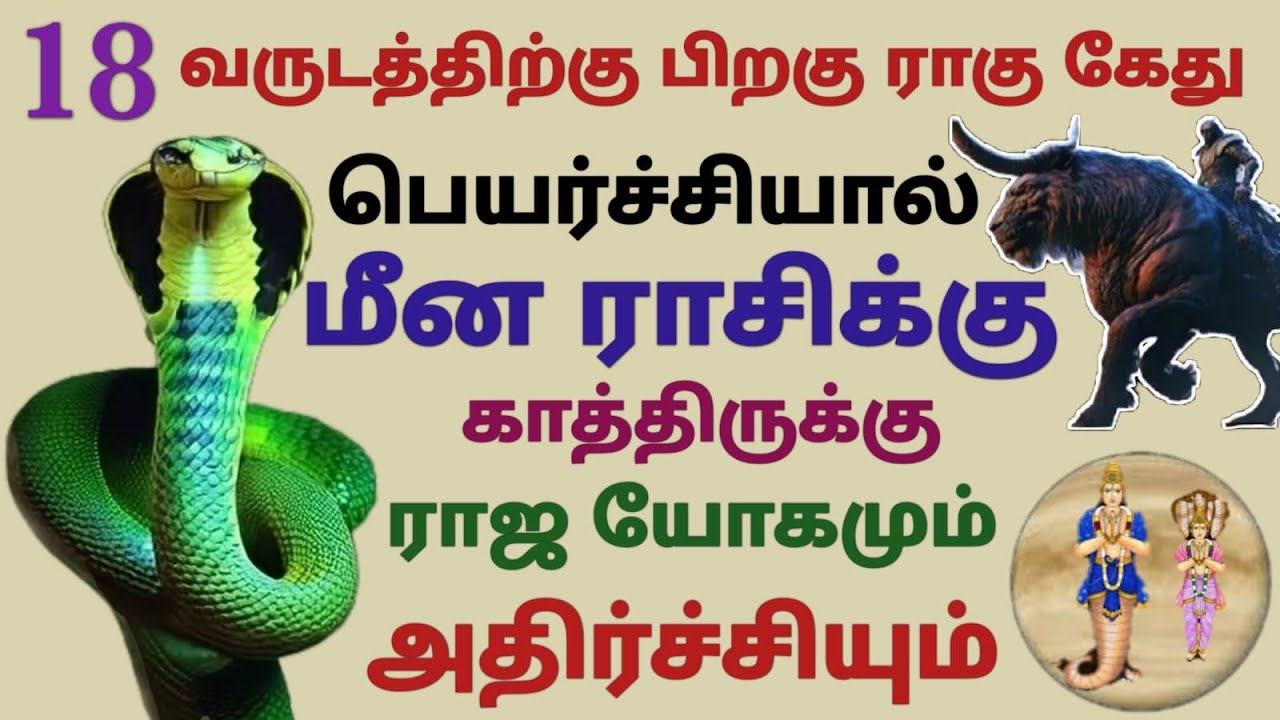 ராகு கேது பெயர்ச்சி 2025 மீனம் meenam rasi rahu kethu peyarchi in tamil ...