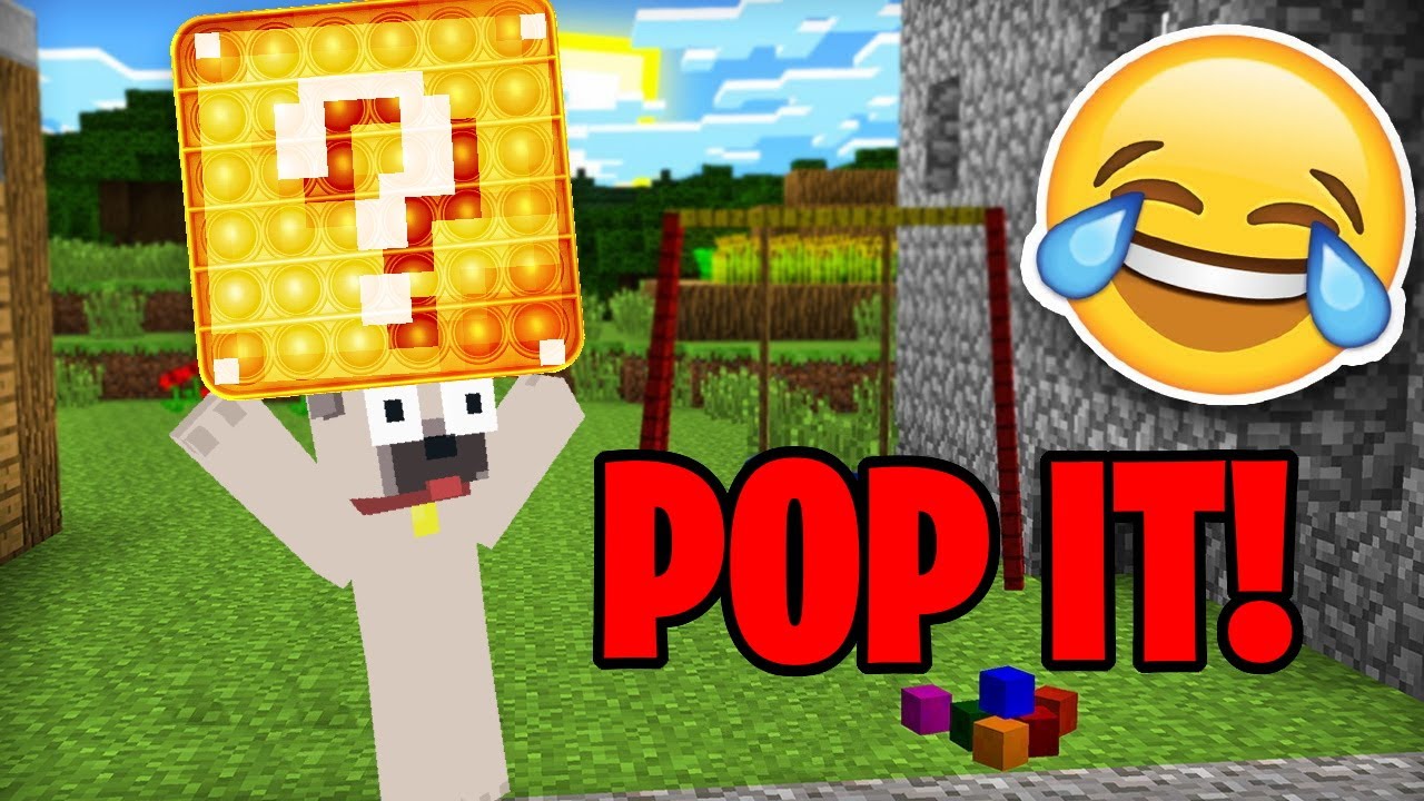 POP IT LUCKY BLOCK A MINECRAFTBAN! - YouTube