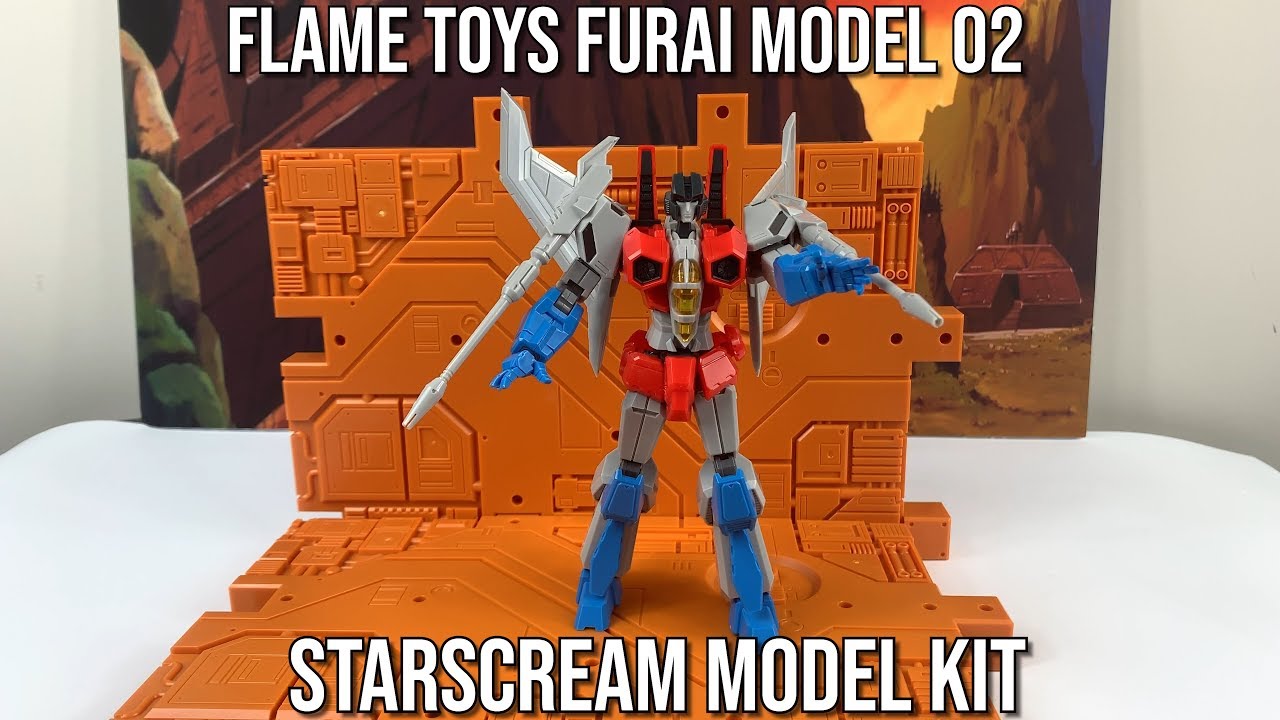 Flame Toys Furai Model 02 Starscream Model Kit Unboxing and Review ...