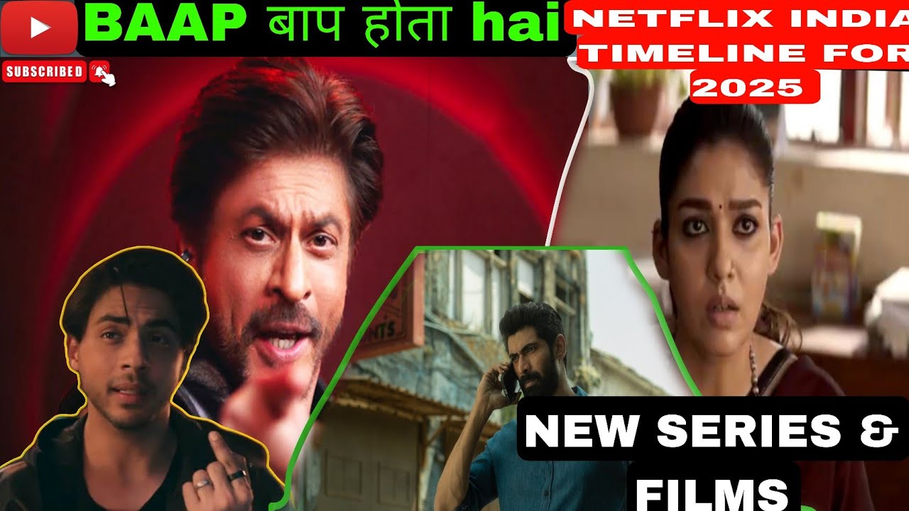 Netflix new announcements teaser REVIEW | SRK |NEW SERIES FOR 2025 ...