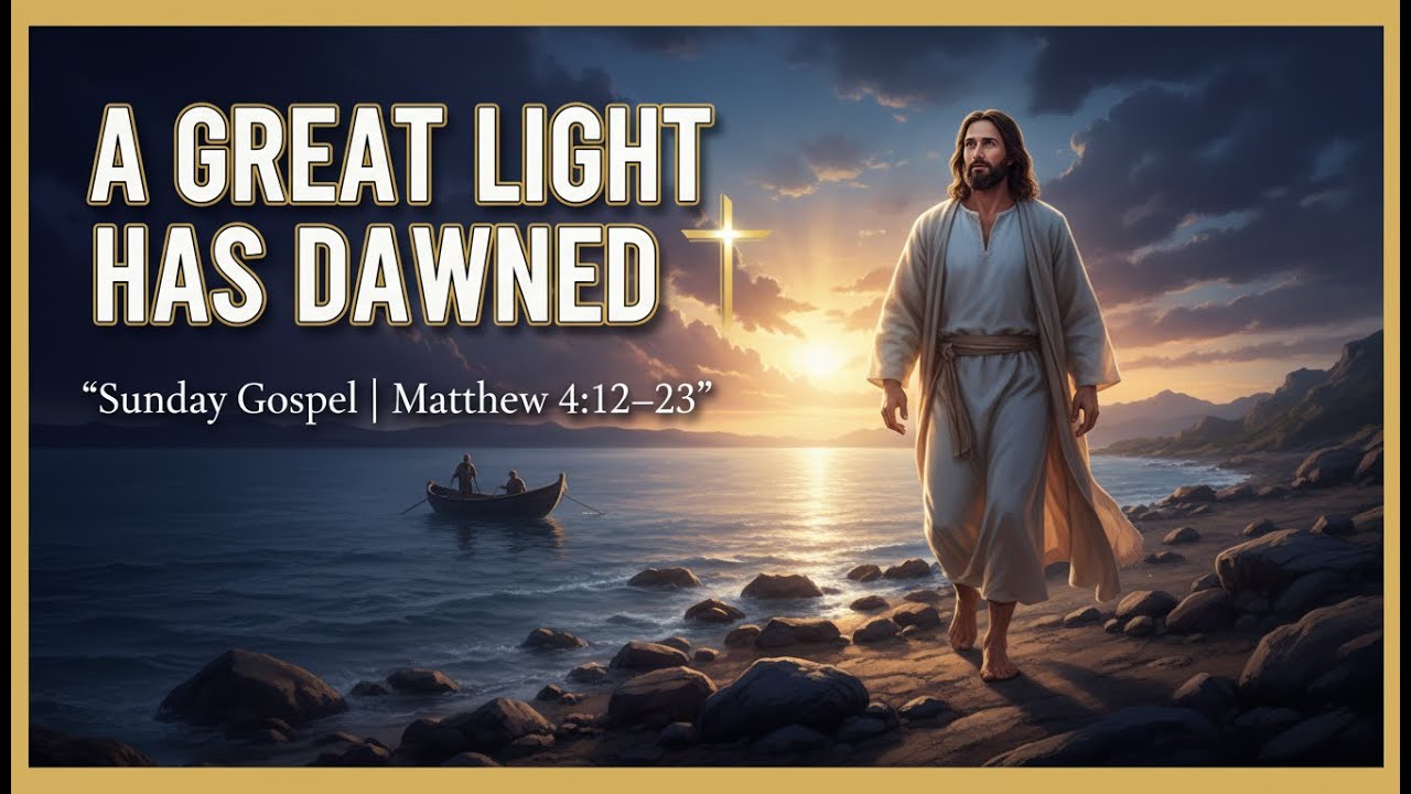 A Great Light Has Dawned | Sunday Gospel Worship (Matthew 4:12–23 ...