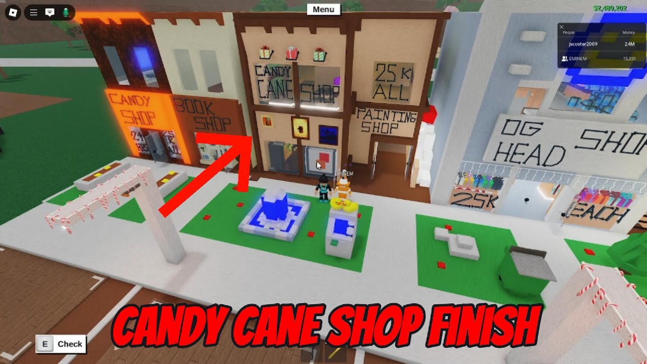 Time-Lapse: My Candy Cane FINISH in Lumber Tycoon 2! (Part #26 Town ...
