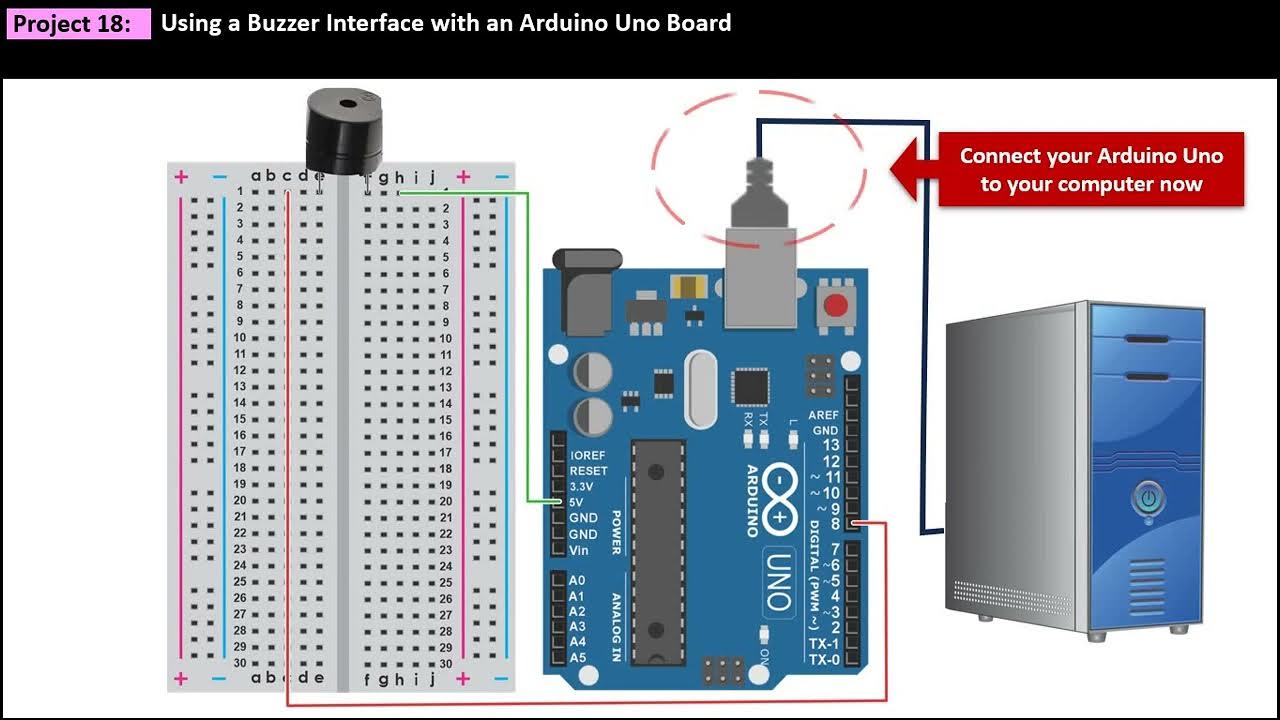 Page 106 Using a Buzzer Interface with an Arduino Uno Board - YouTube