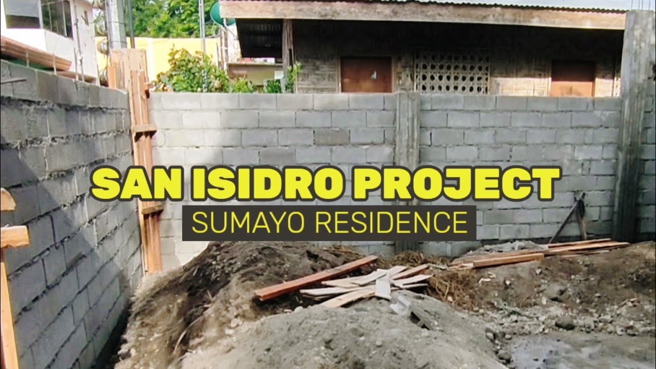 Pag Asinta Ng Hollow Block Sa San Isidro Project - YouTube