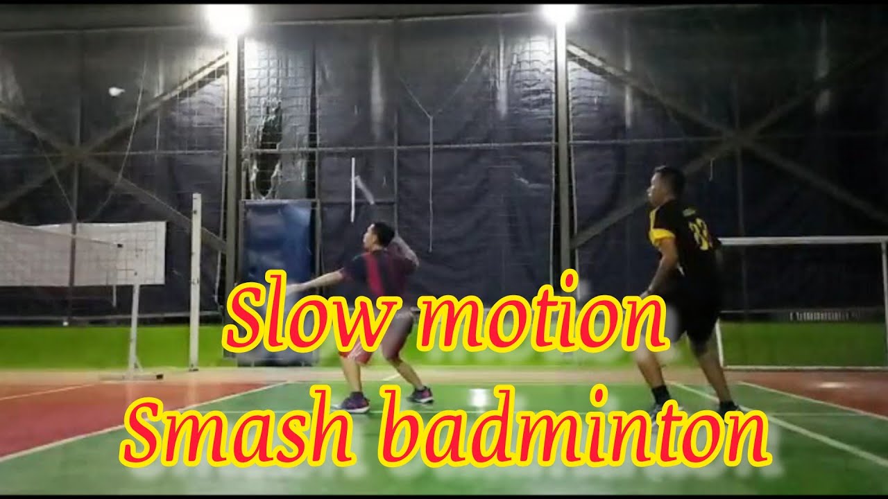 SLOW MOTION SMASH BADMINTON#SMASH BADMINTON GANDA#SHORT - YouTube