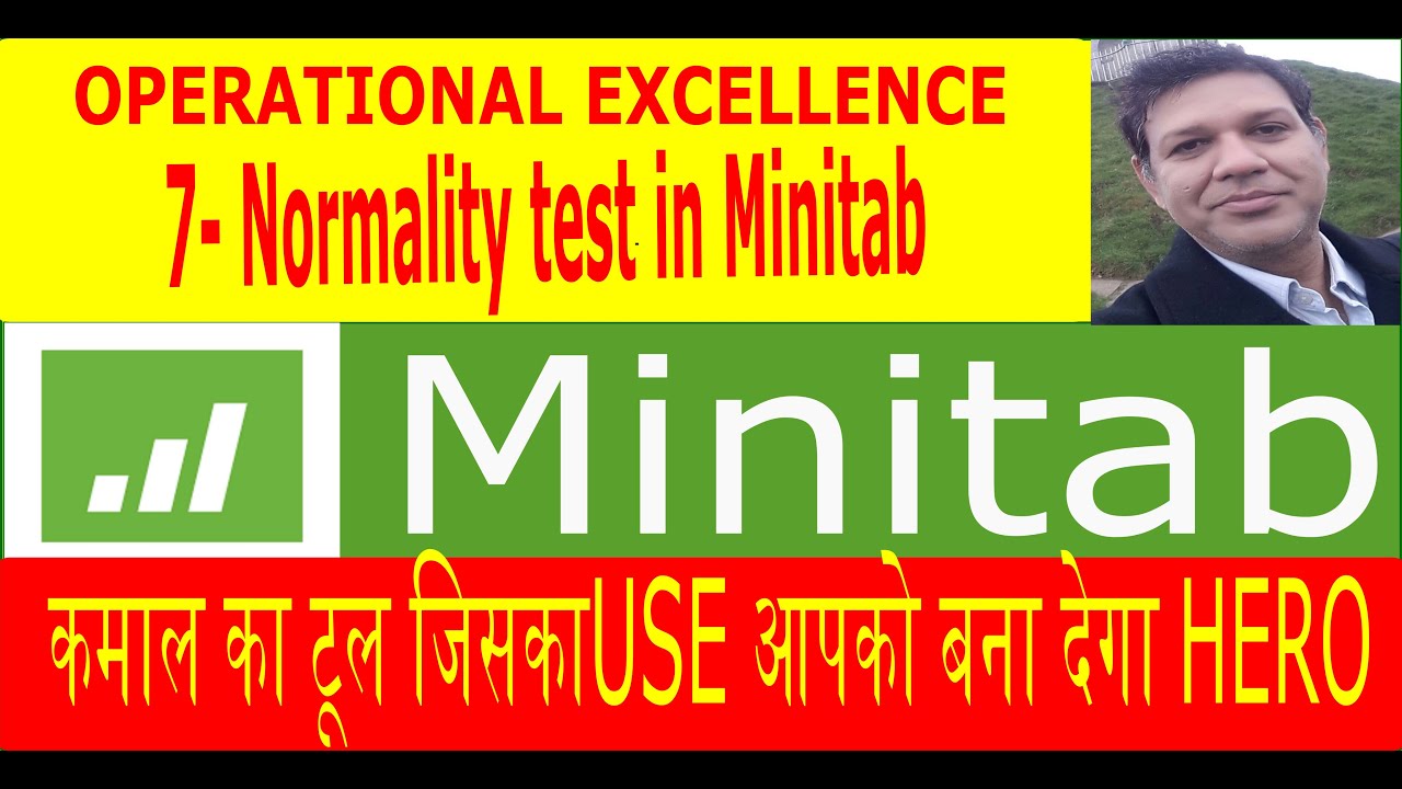 How to conduct the normality test with Minitab [ Hinidi] - YouTube