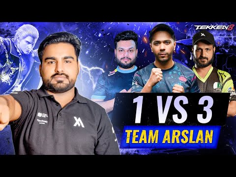 Facing Pakistan stars in Row | Team Arslan ash vs Team khan 3v3 epic showdown Tekken 8 - YouTube