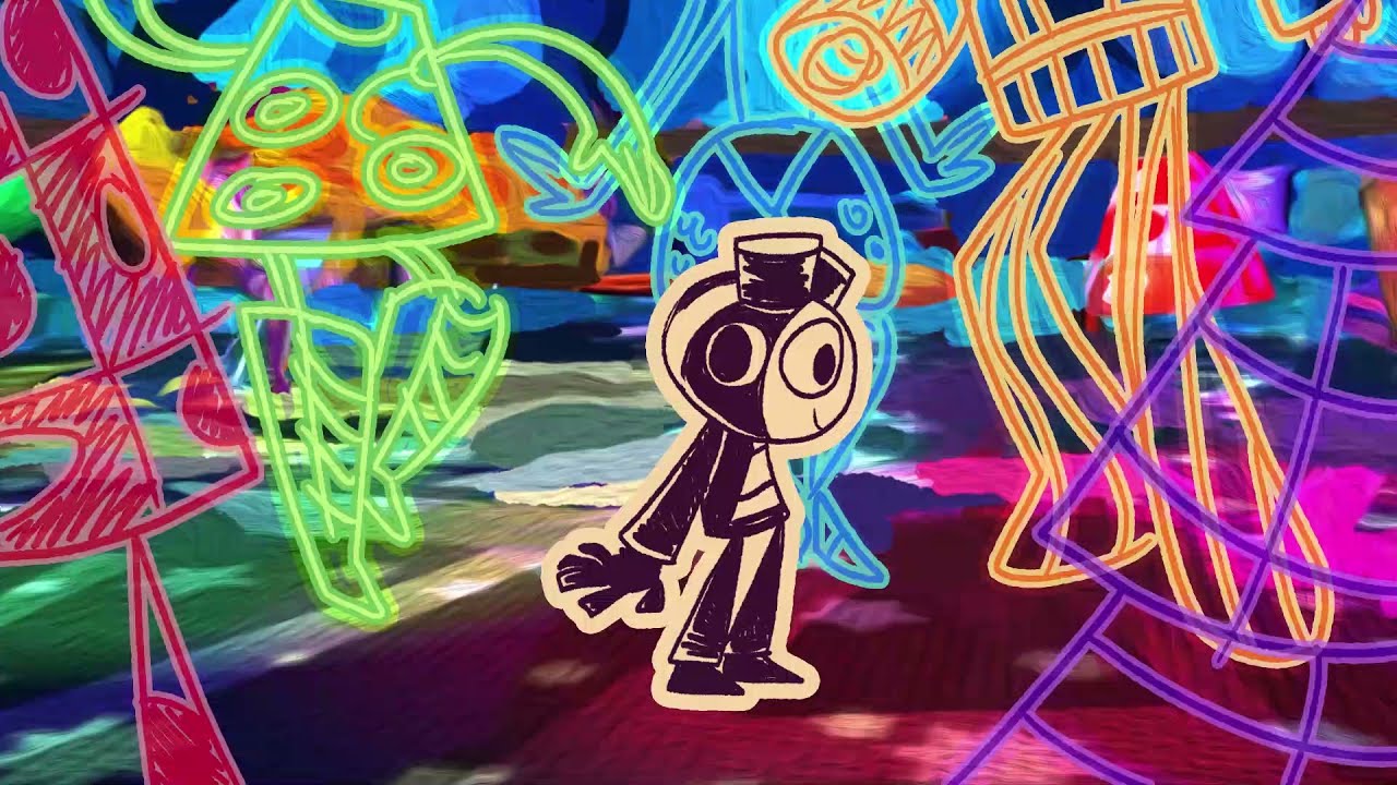 Psychonauts 2-Doodle Raz dancing to Mr.wonderful [Milla's Dance Party ...