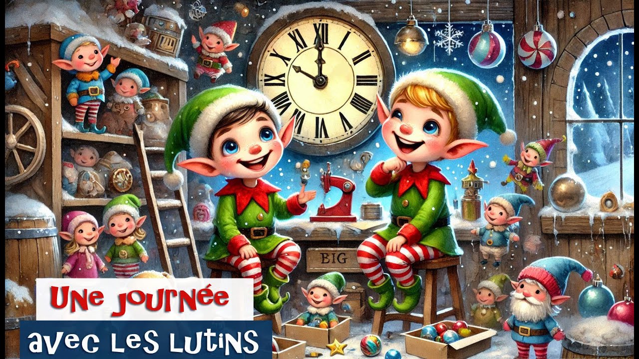 Que font les lutins toute la journée au Pôle ?une chanson qui dévoile ...
