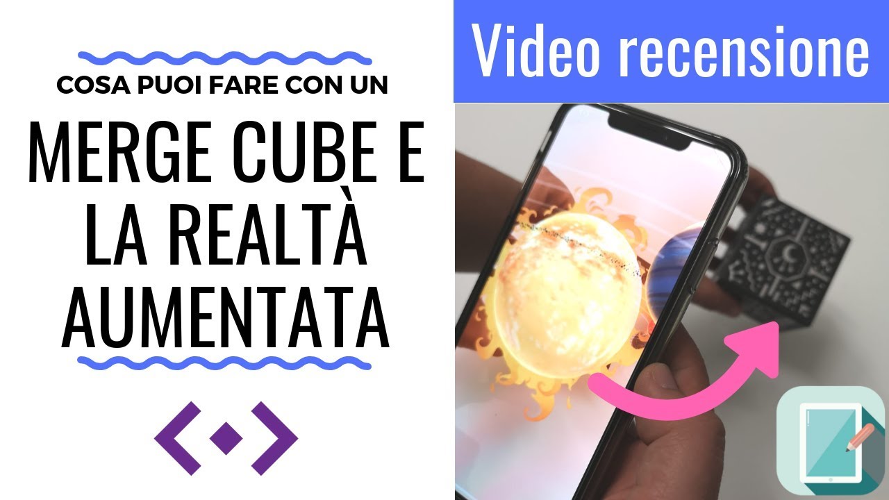 Merge Cube, il magico cubo per la Realtà Aumentata e Virtuale - YouTube