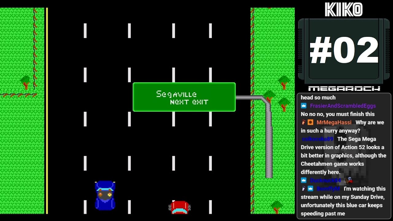 Action 52 (Genesis/Megadrive) #02 (08/11/2023): Segaville Next Exit ...