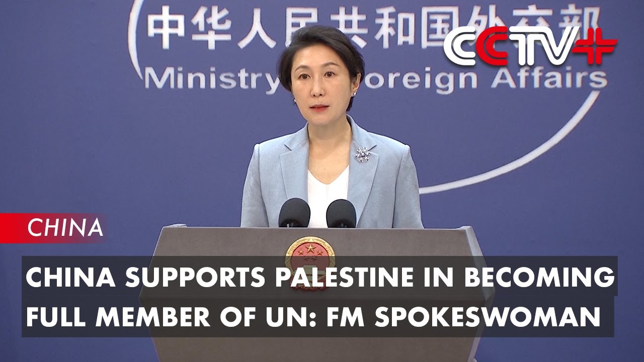 China Supports Palestine in Becoming Full Member of UN: FM Spokeswoman ...
